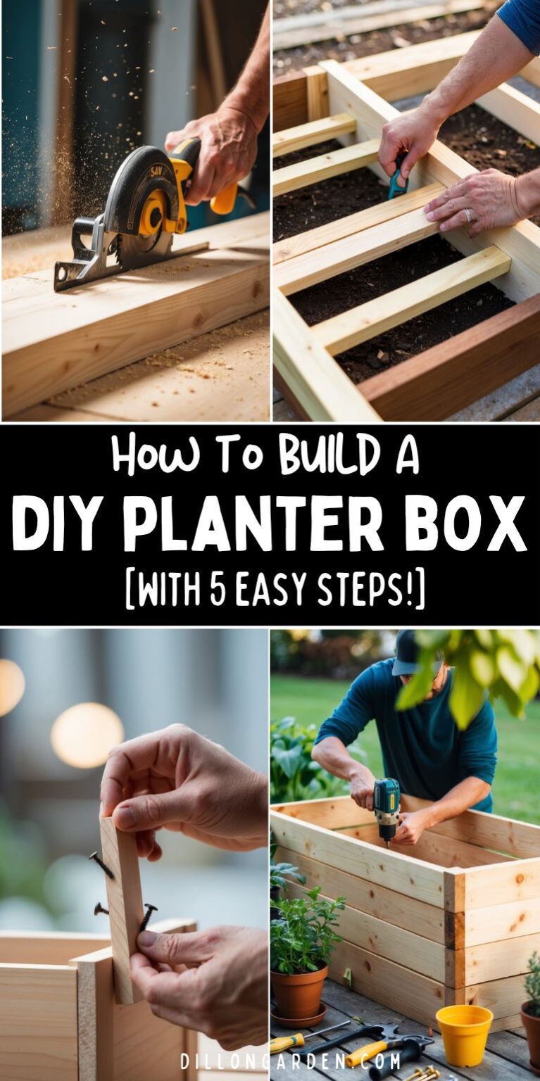 How To Build A Large DIY Planter Box? - [Easy DIY!]